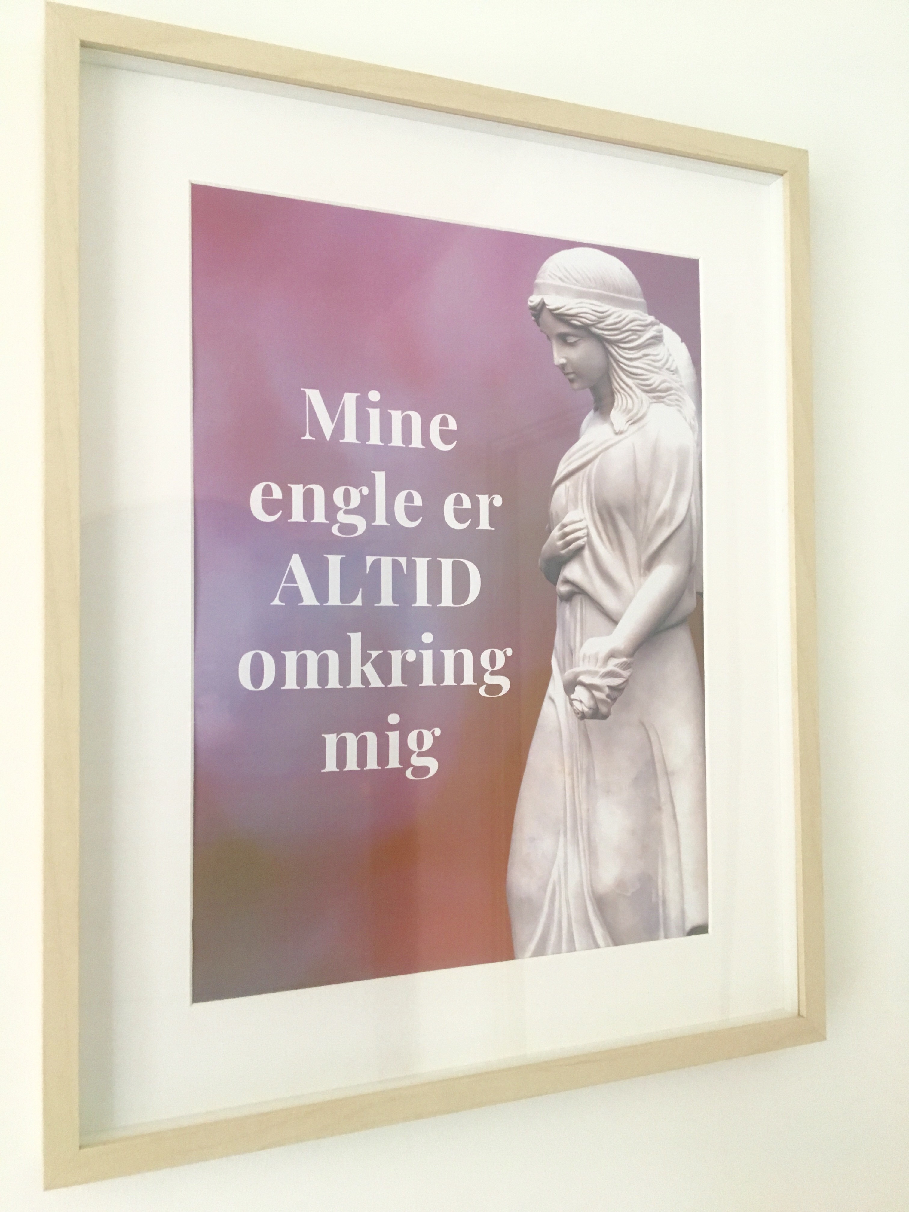 Plakat - Jeg forventer mirakler og glædelig forandring - restsalg ...